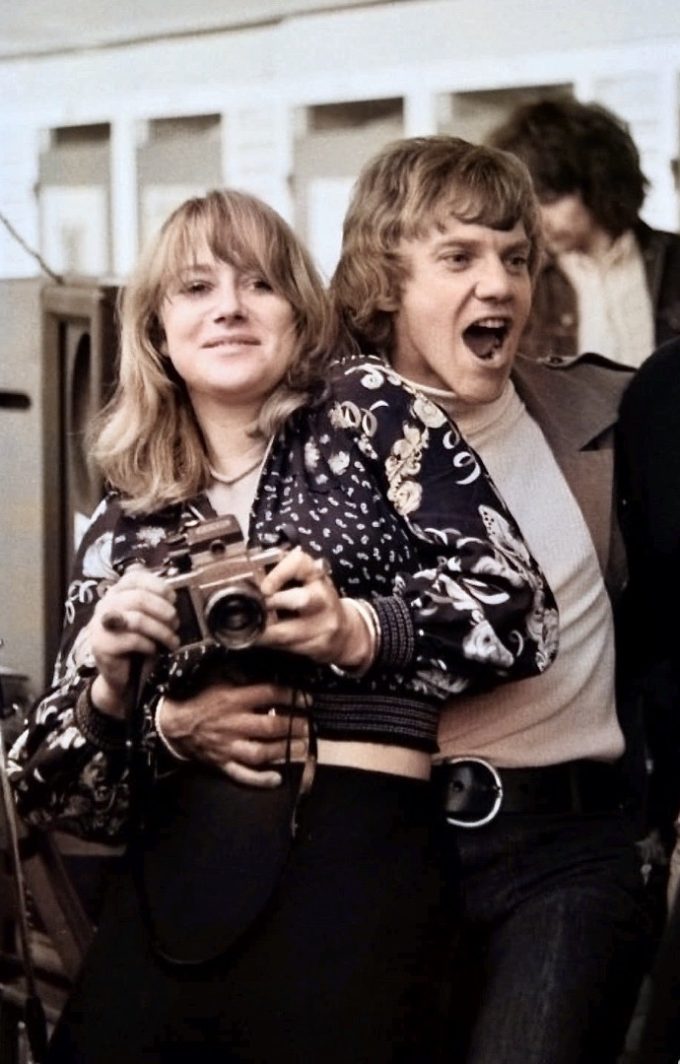 Helen Mirren and Malcolm McDowell in 1973 - The 70s