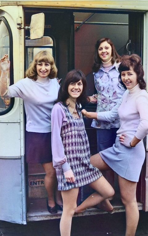 ‘Transport Supergirls’ contest in 1974 - The 70s